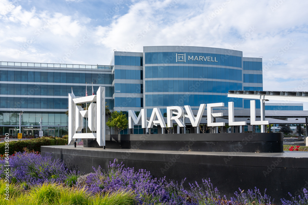 Marvell Technology office building in Santa Clara, California, USA ...