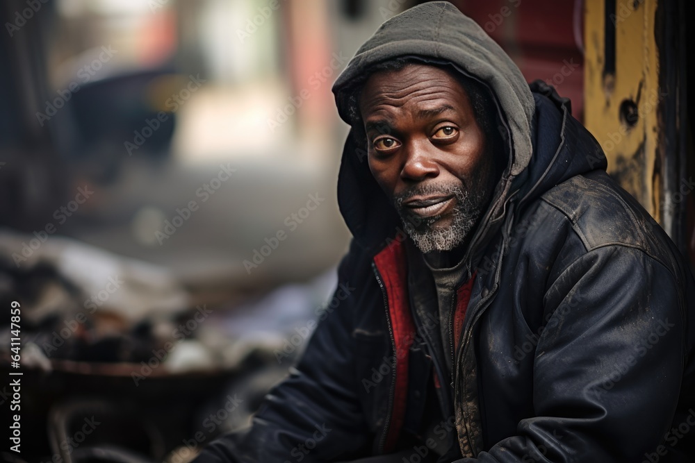 Homeless people. Shed light on the importance of community in helping ...