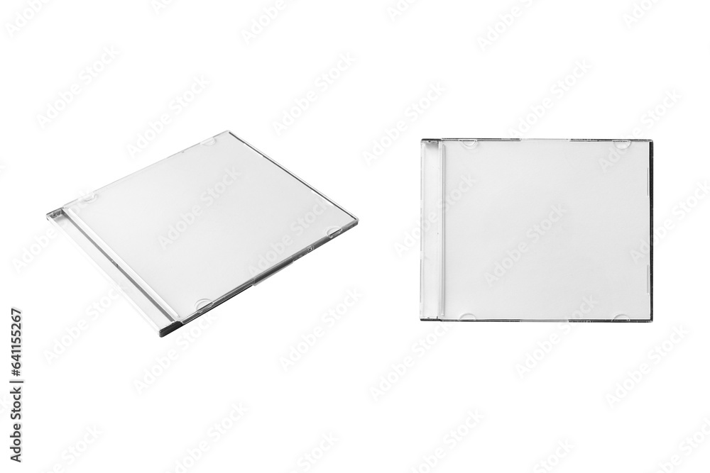 CD disc carton packaging cover template mock up. Digipak case of ...