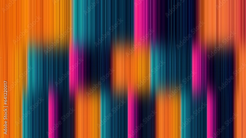 Multi-coloured gradient horizontal stripes as geometric background ...