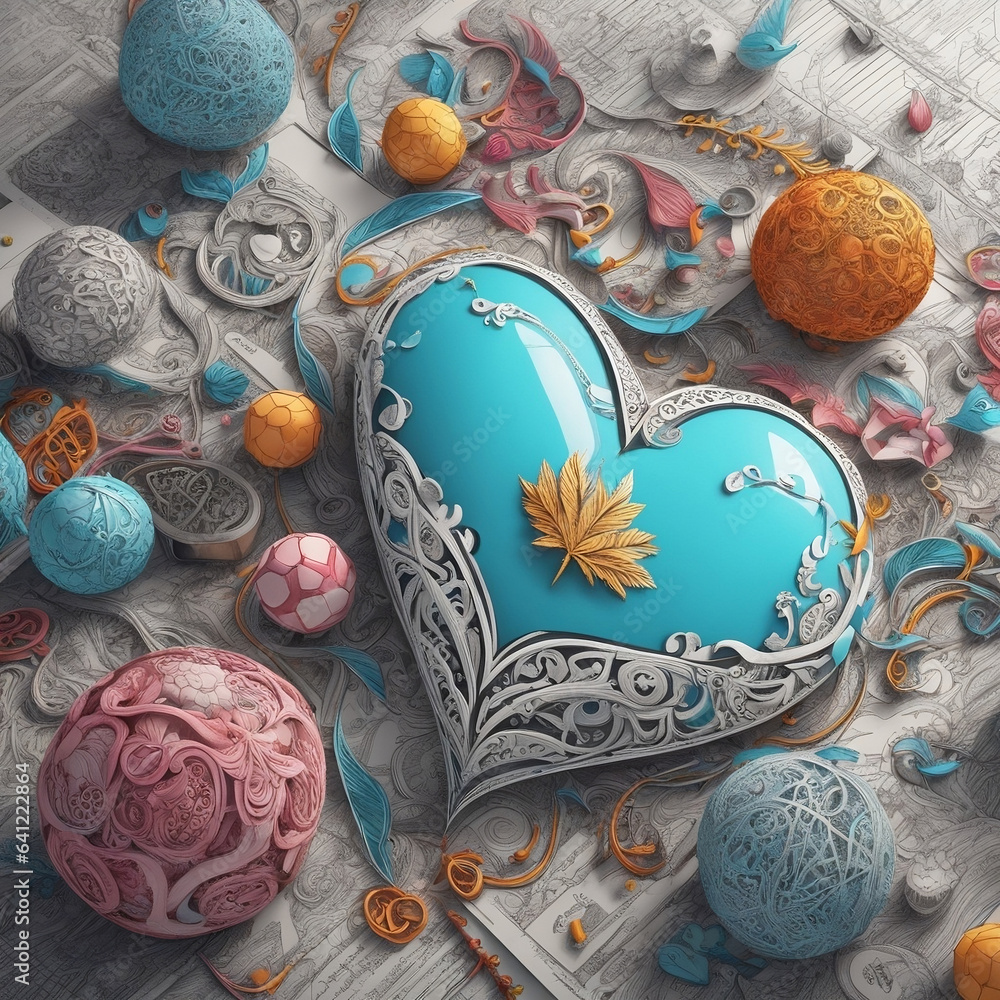 "Heartbeat of Humanity: Resonating on World Heart Day" is a striking ...