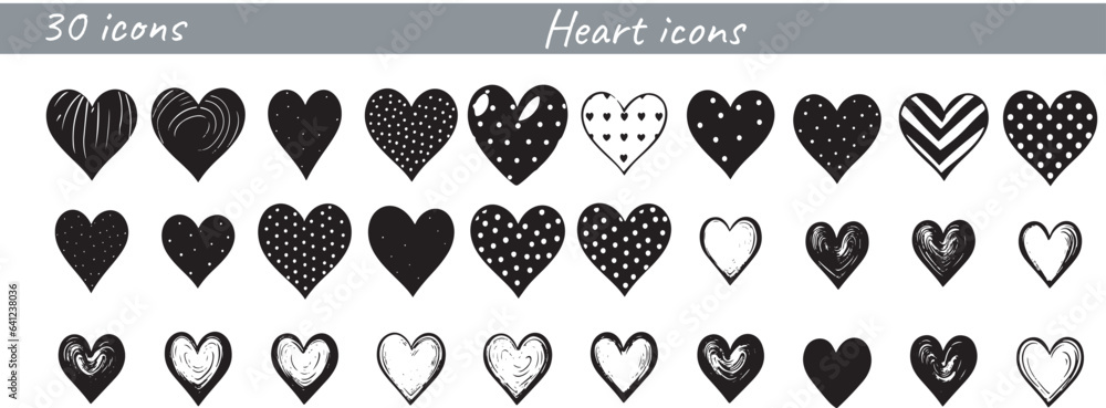 30 Heart Svg Bundle, Heart Svg, Hearts Svg, Love Svg, Heart Cut Files ...