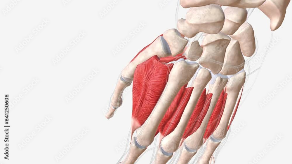 The dorsal interossei muscles are situated within the dorsal ...