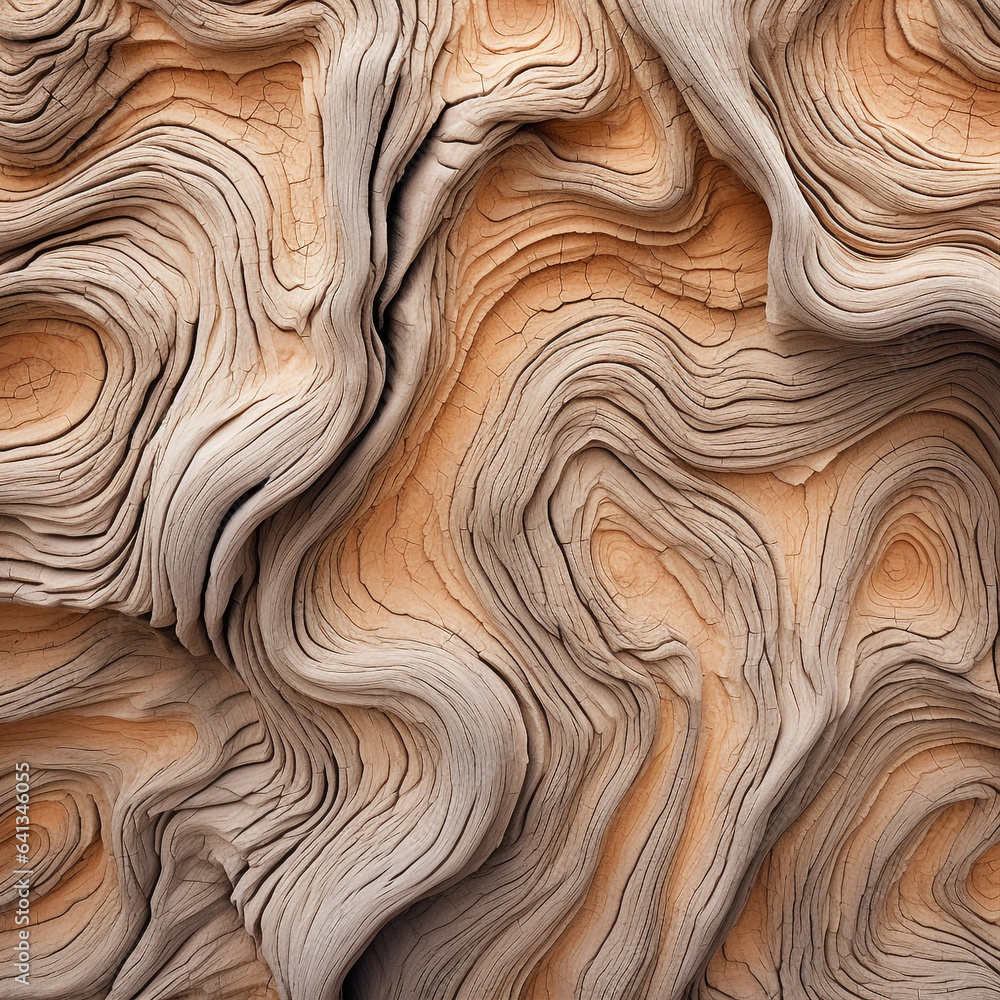 Nature's Textures Close-up illustrations of natural textures like tree ...