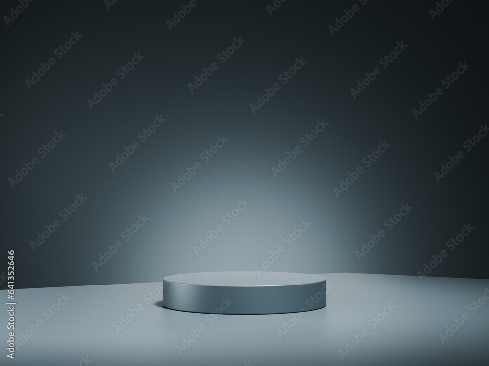 Minimal grey podium with gradient grey background for your product ...