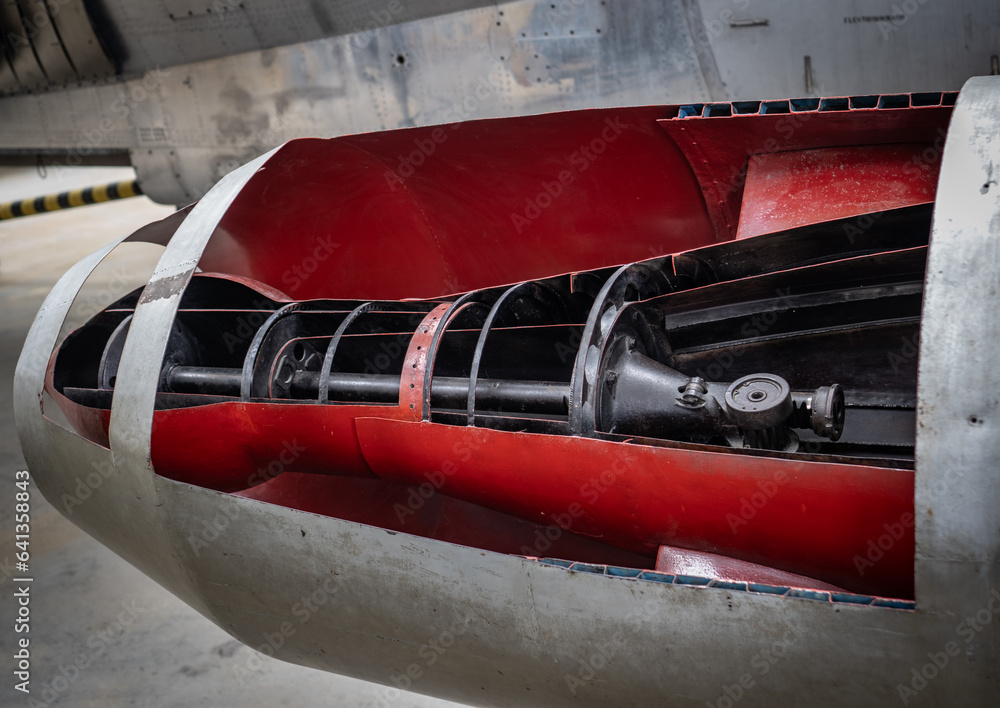 Mechanism of the jet engine Stock Photo | Adobe Stock