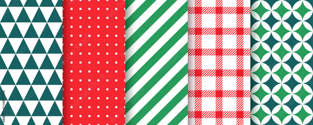 Christmas backgrounds. Xmas seamless pattern. Holiday wrapping paper ...
