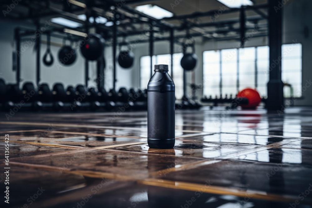 Weights and water bottle on a gym floor - Fitness Goals and Hydration ...