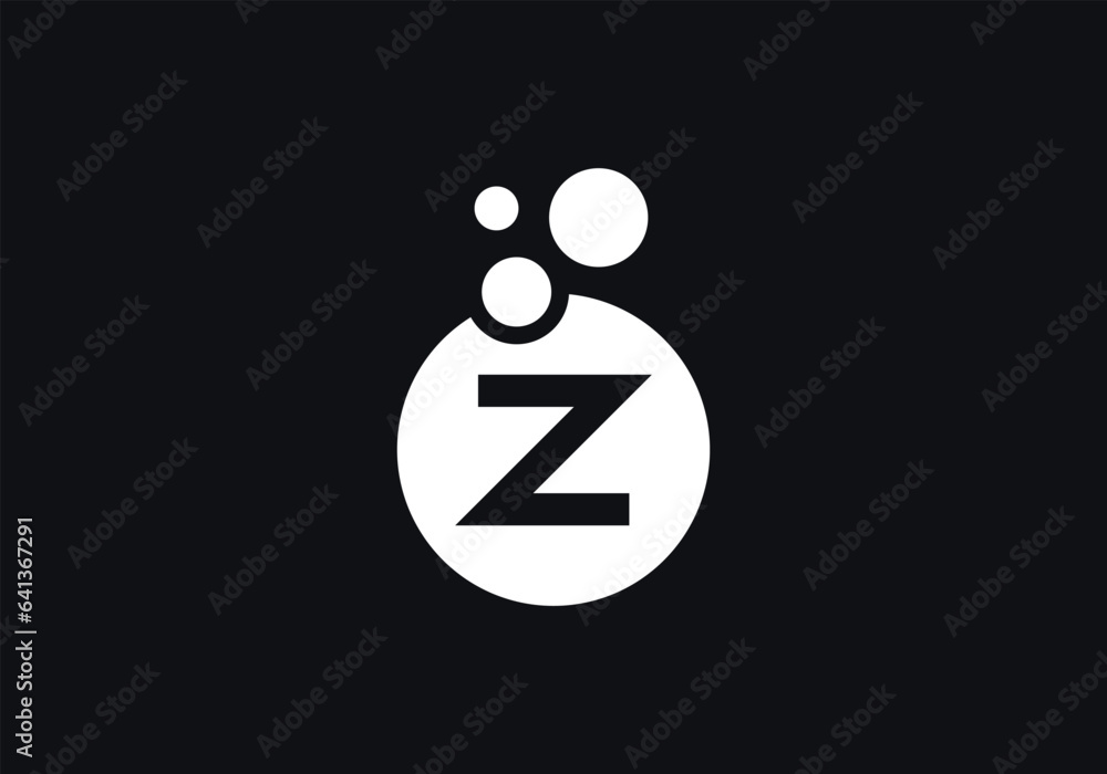 Bubble letters logo. Bubble lab circle symbol. Bubble logo design color ...