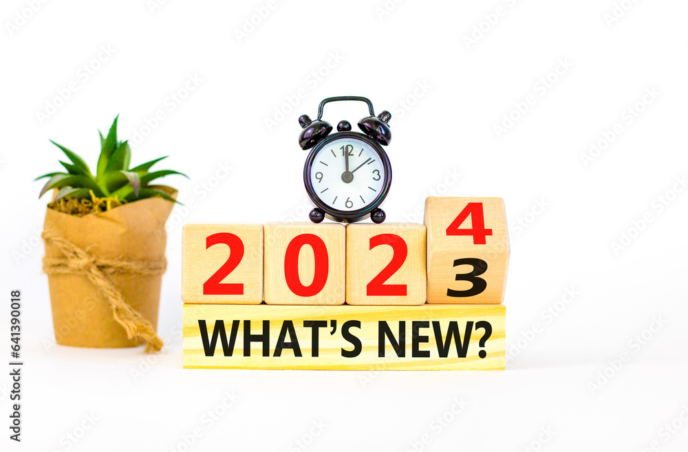 2024 What Is New Symbol Businessman Turns A Wooden Cube And Changes