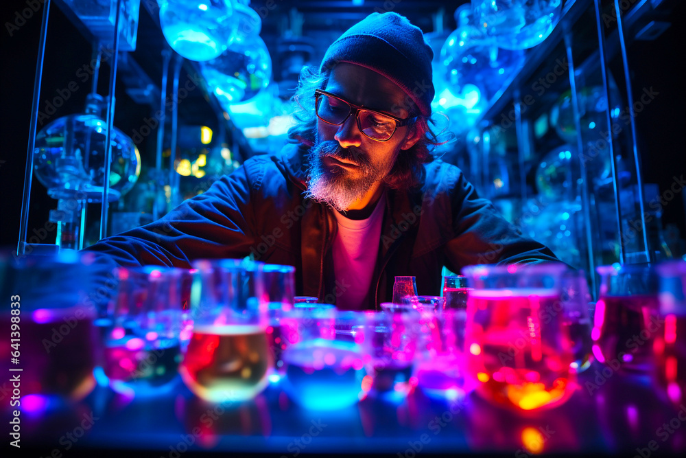 Ingenious Mastery: The Genius Scientist Unveiling New Frontiers Stock ...