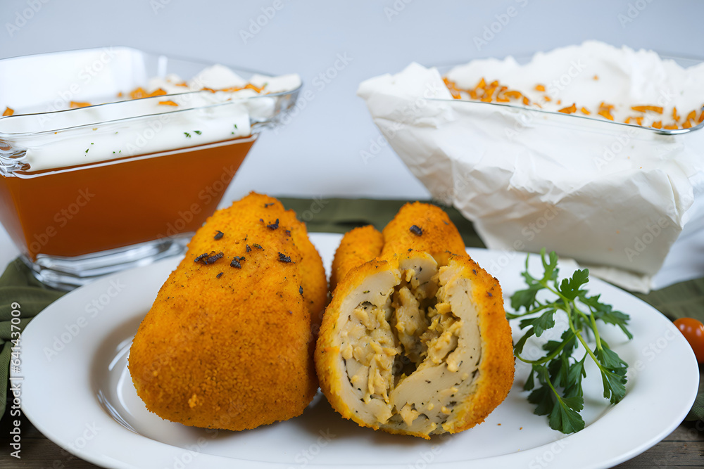 Delicious snacks from a snack bar, snacks from a bar that are tasty on ...