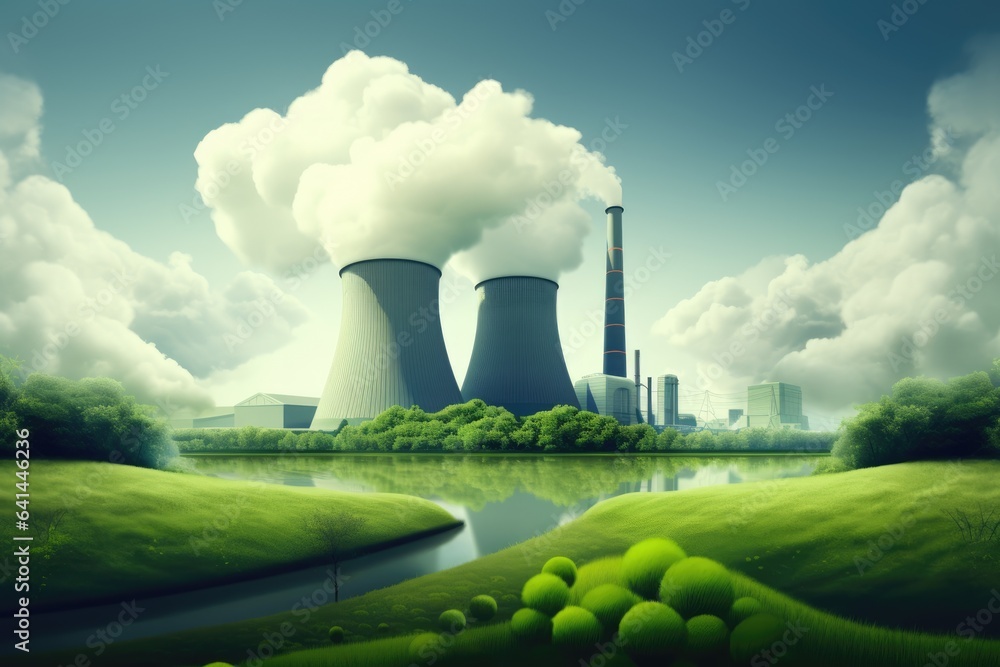 Nuclear power plant: Atomic energy offers sustainable, clean green ...