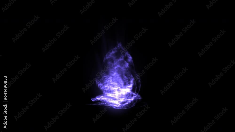 Energy rings vortex twirling and glowing, 4k 24p with alpha channel for ...