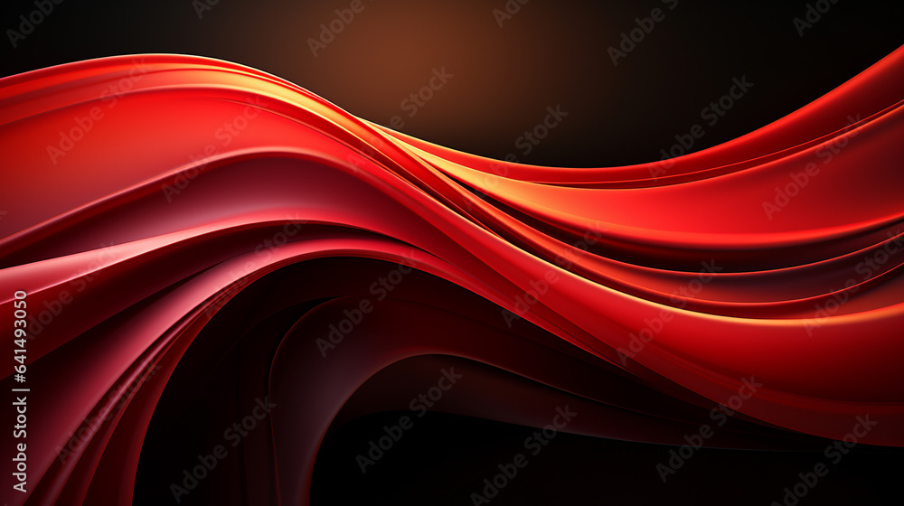 abstract red wave background HD 8K wallpaper Stock Photographic Image ...