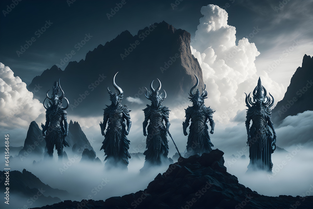 Mystical Guardians: Dramatic Sentinels of the Hidden Realm in ...