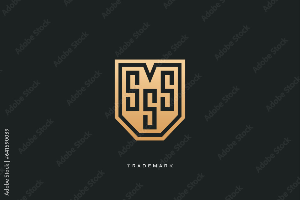 sss letter s combination monogram logo Stock Vector | Adobe Stock