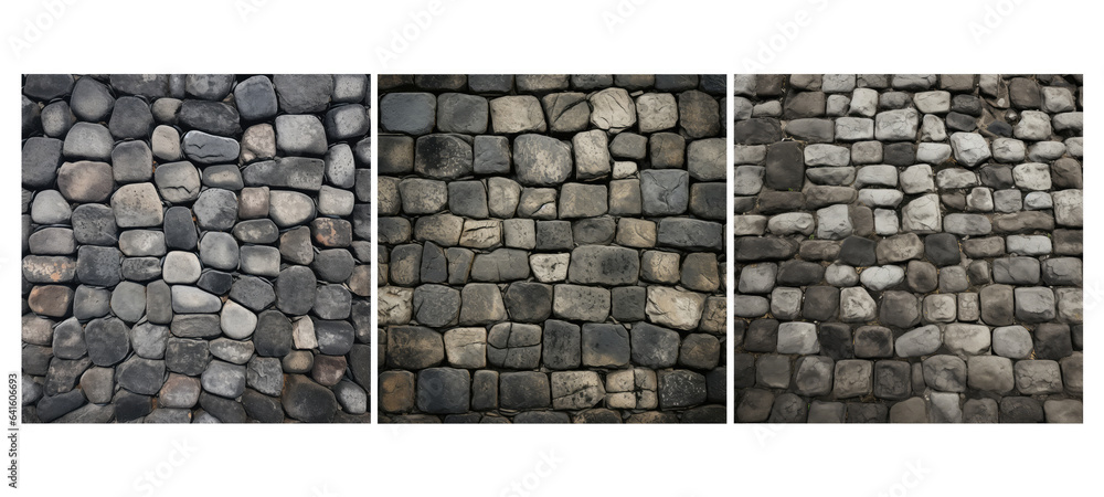pavement cobble street stone texture surface illustration old vintage ...