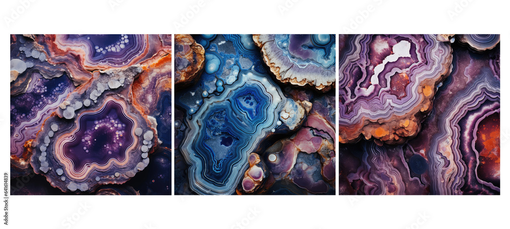 geology geode stone texture surface illustration colorful cross ...