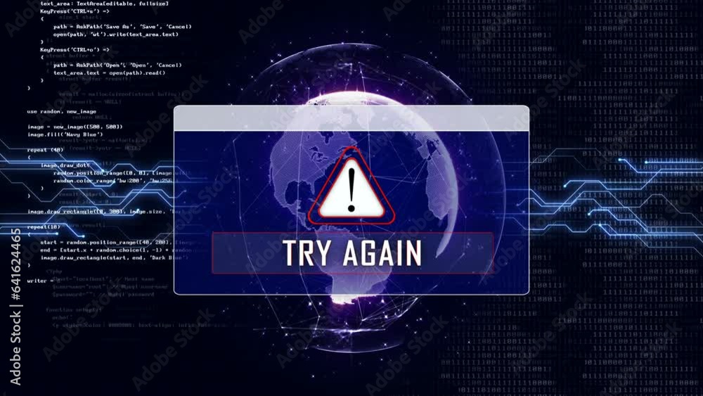 TRY AGAIN and Earth Connections Network, Animation, Background, Loop ...