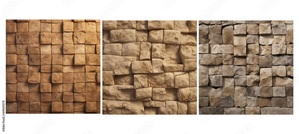 mosaic sand blocks stone texture surface illustration roof background ...