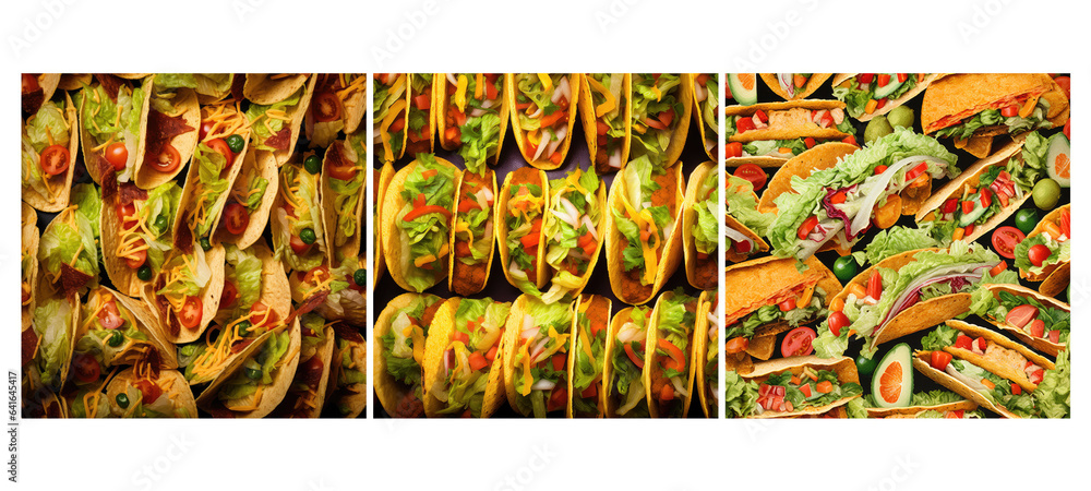 mexican tacos food texture background illustration cuisine delicious ...
