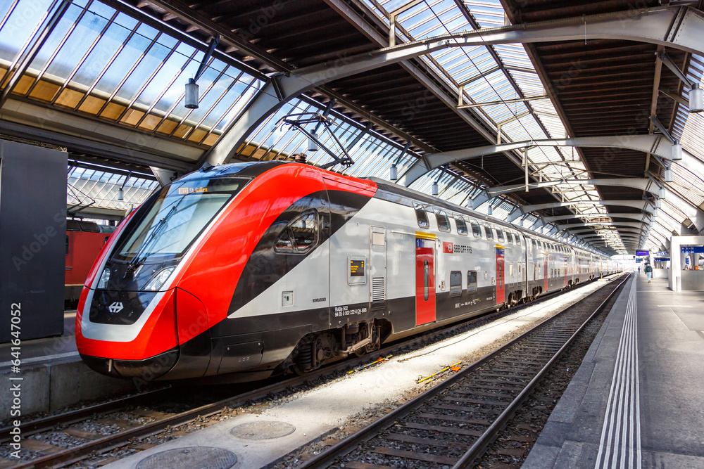 InterRegio train type Bombardier Twindexx of SBB Schweizerische ...