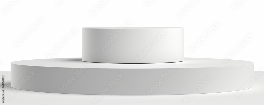 Blank winner podium platform stage isolated on png background with ...
