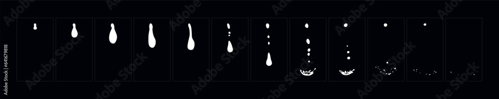 Poster Water drooping animation – Wall Art | UkPosters