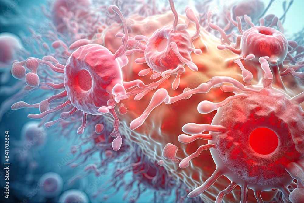 Meningococcal Meningitis - Three-Dimensional Artwork of Bacterial ...