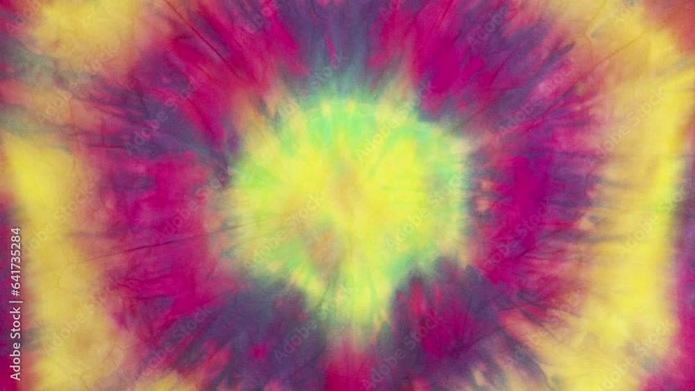 Animated swirl tie dye colourful background waving. Liquid holographic ...