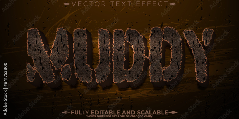 Offroad 4x4 text effect, editable muddy and rally text style Stock ...
