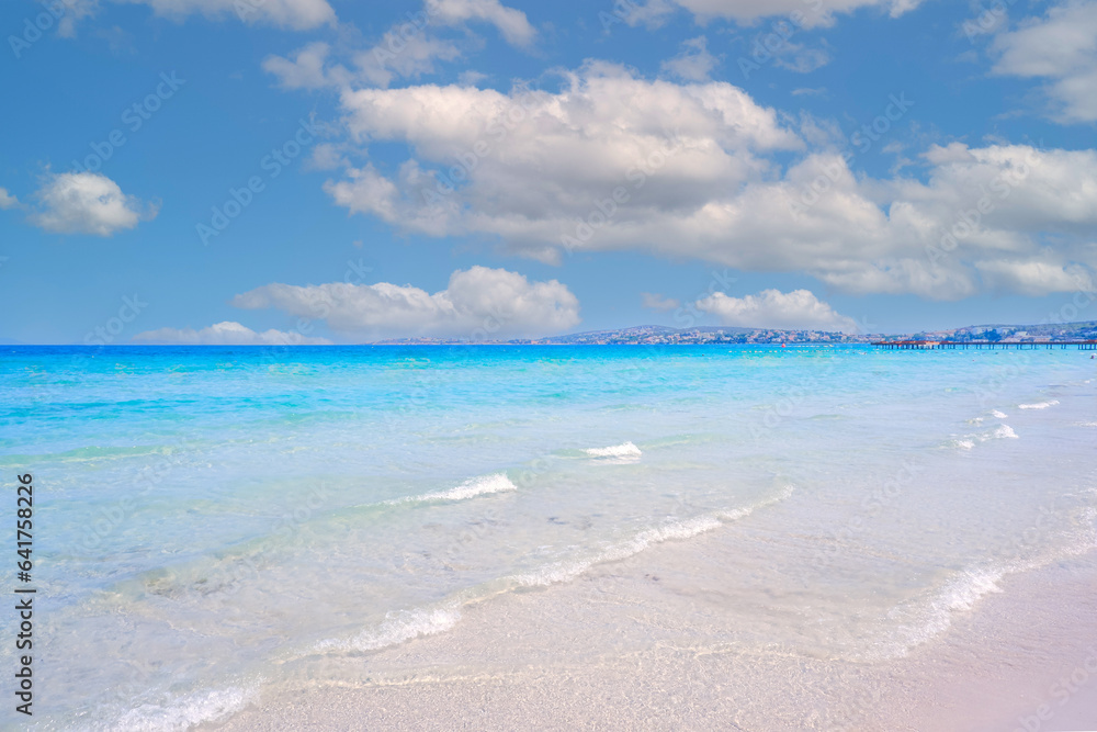 Ilıca beach in Cesme is the most beautiful beach, beautiful sky ...