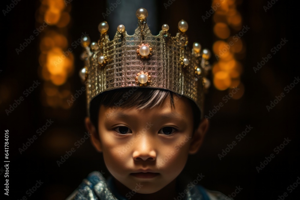 Close-up portrait photography of a merry boy in his 30s wearing a ...