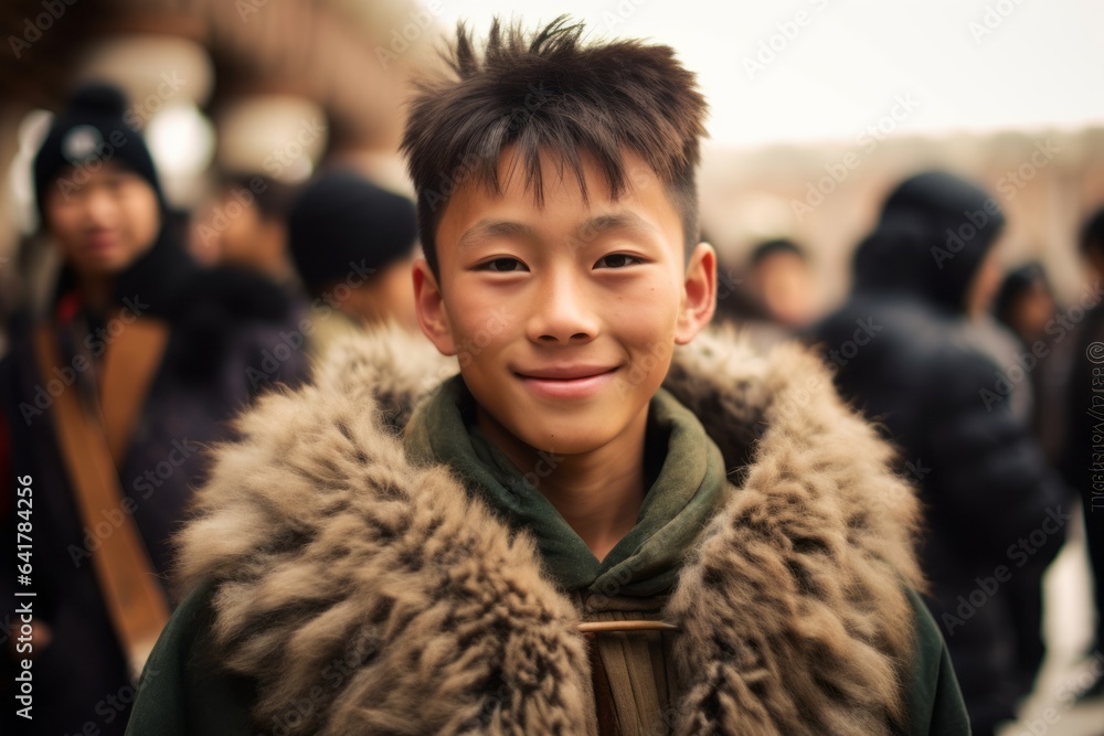 Photo & Art Print Close-up portrait photography of a grinning boy in ...