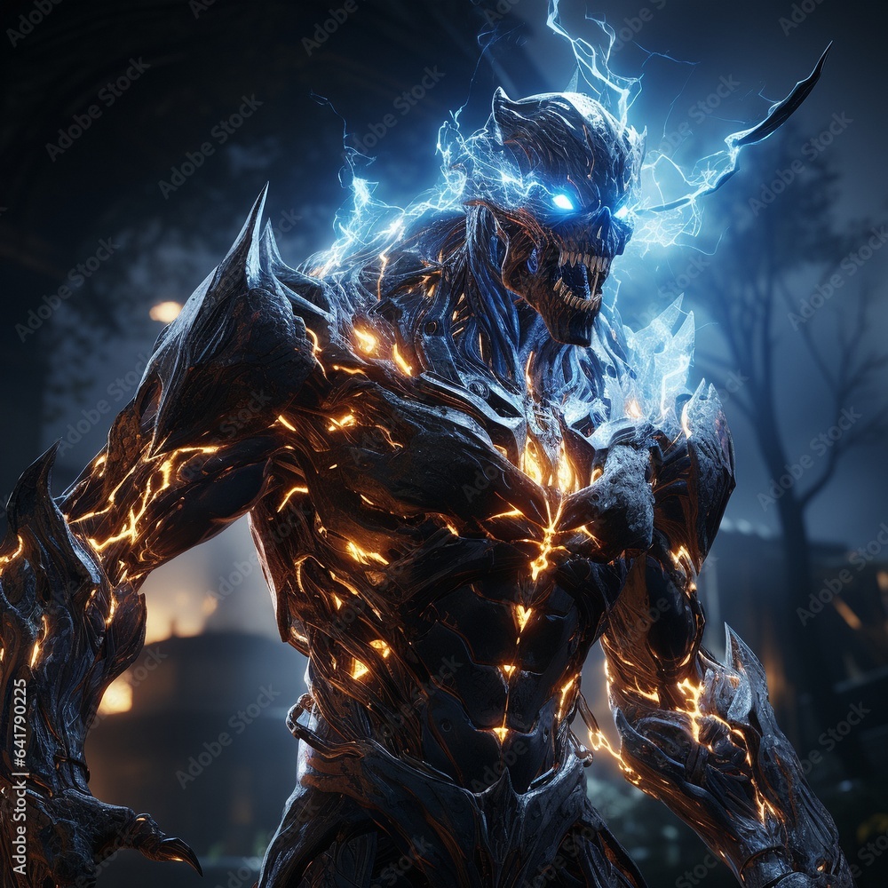 A terrible and mysterious Monster exuding mysterious energy. A ...