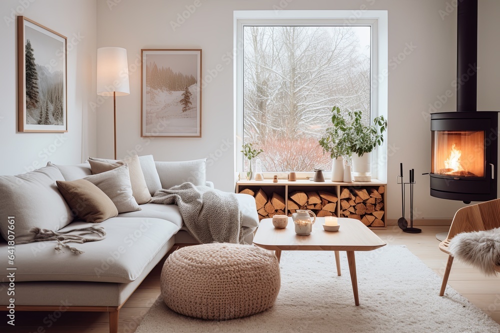 contemporary apartment home interior design background concept cosy ...