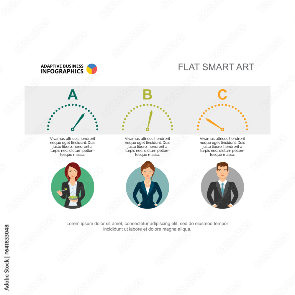 Business workers with work hours scheme vector illustration. Cartoon ...