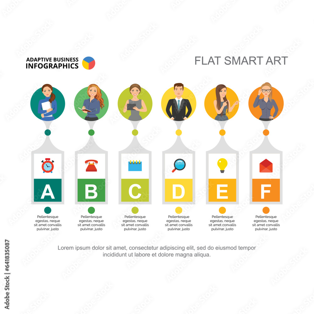 Employee workflow organization scheme vector illustration. Cartoon ...