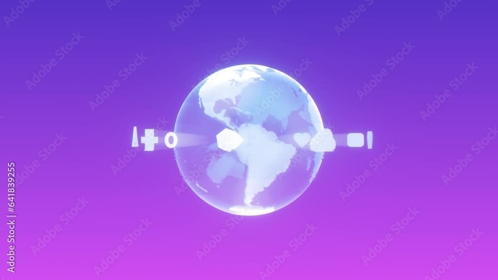 3D futuristic visualisation of metaverse immersive virtual world with ...