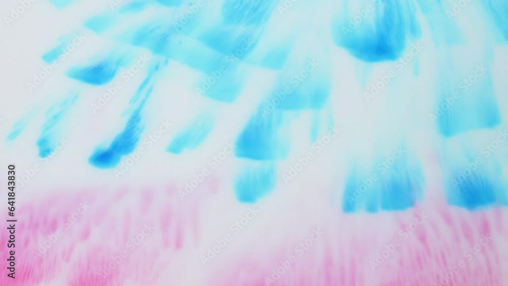 Animated swirl tie dye colourful background waving. Liquid holographic ...
