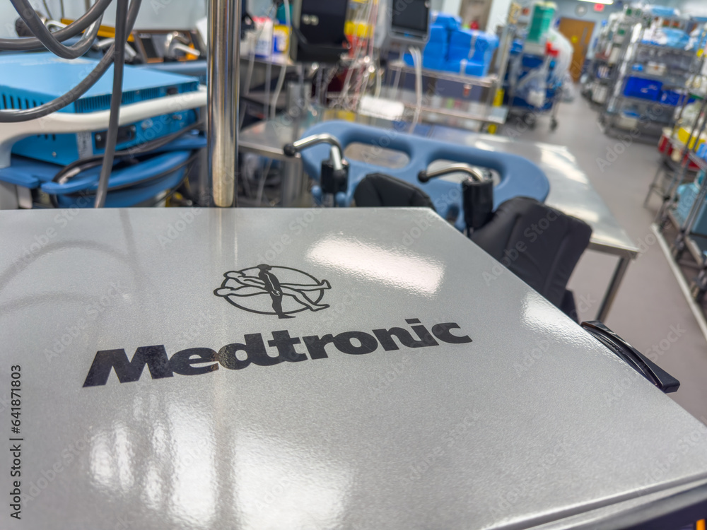 Chicago, Illinois, USA, Aug 31, 2023, Medtronic Tech: A symbol of ...