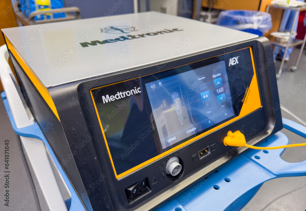 Chicago, Illinois, USA, Aug 31, 2023, Medtronic Tech: A symbol of ...