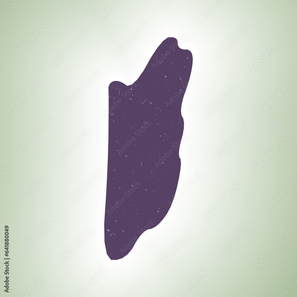 Belize shape on gradient background. Country map with scratch texture ...