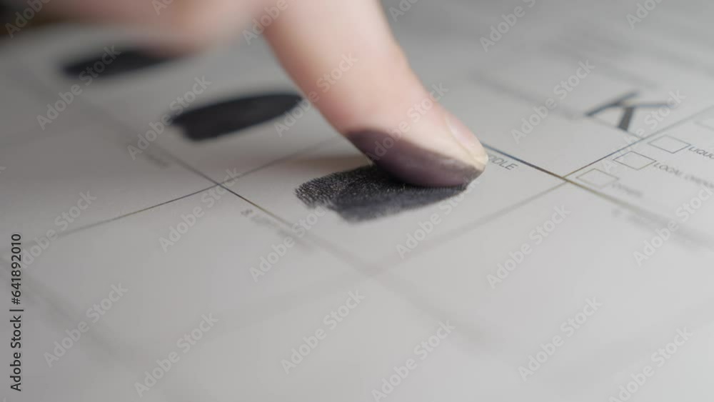 This video shows a middle finger close up, shallow depth of field ...