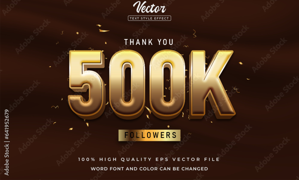 500k thank you social media followers and subscribers with editable ...