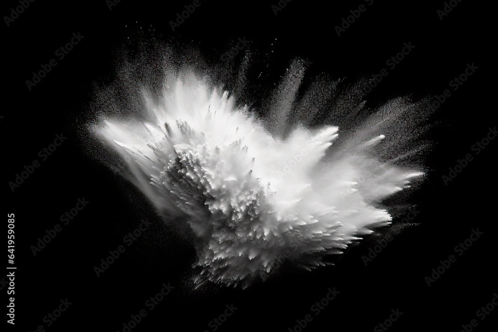 apocalypse explode powder colours black cloud background abstract black ...