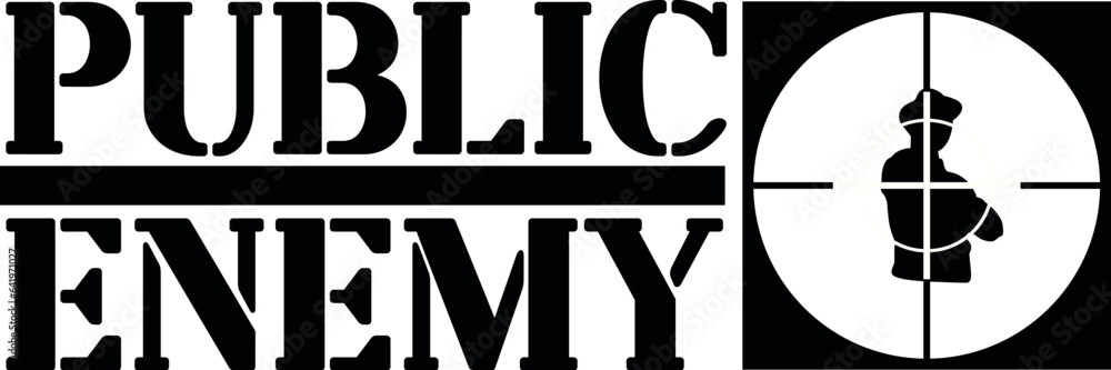 Vetor do Stock: Public Enemy SVG Cut File for Cricut and Silhouette ...