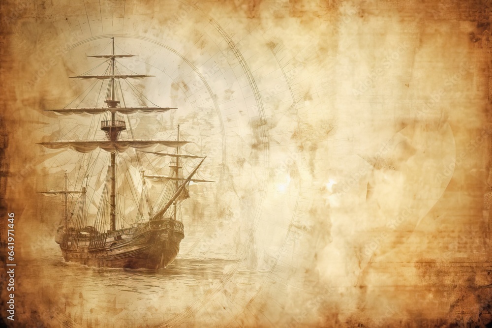 dated dirty map blank wallpaper sea old compass grunge hunt nautical ...