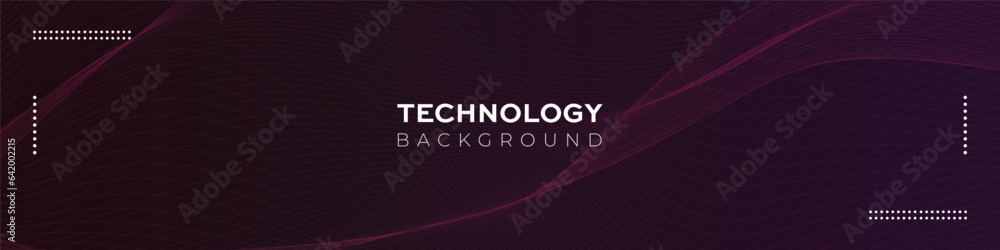 linkedin banner futuristic technology background Stock Vector | Adobe Stock